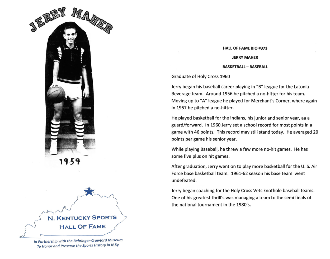 Hall of Fame Biographies M – N