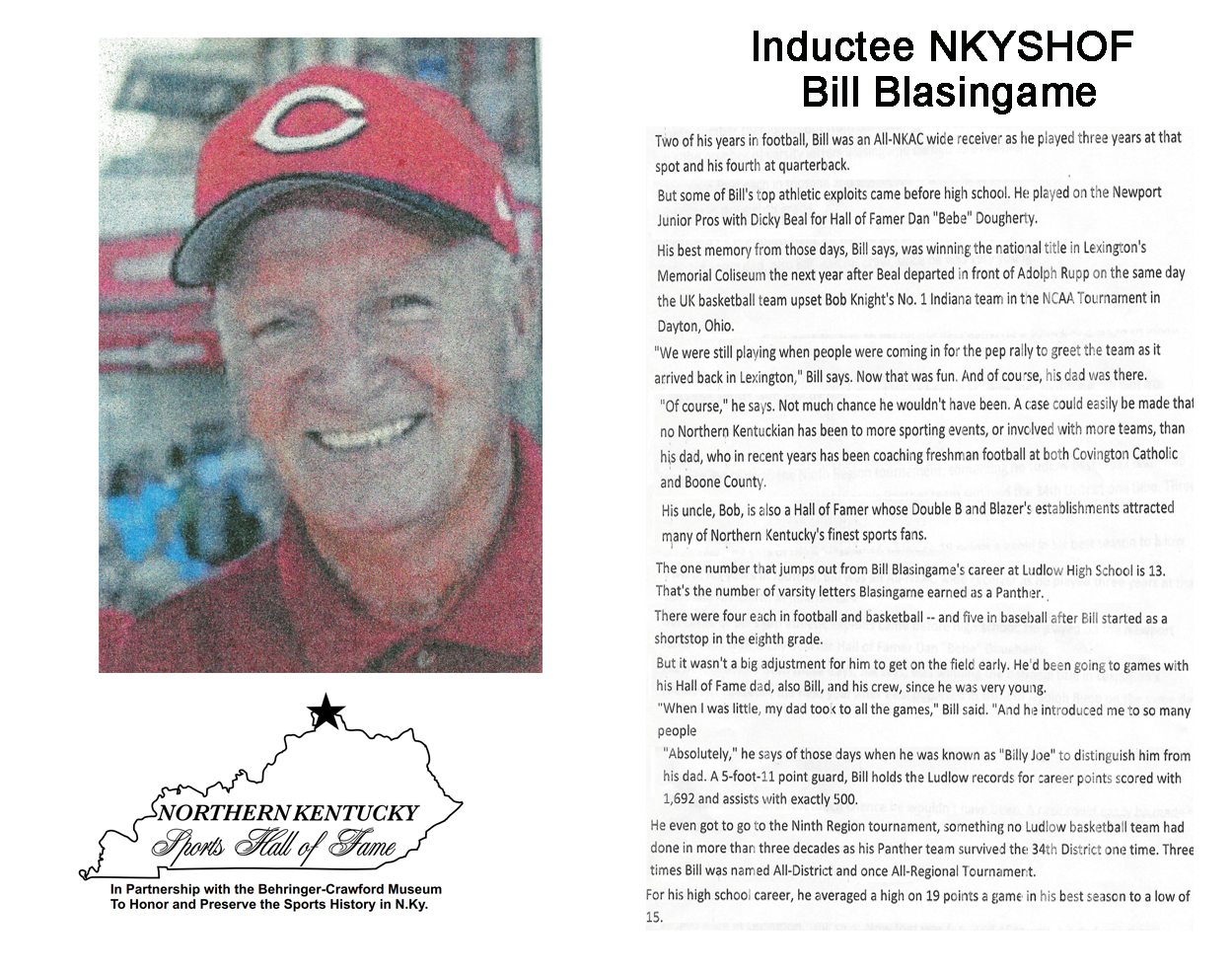 Hall of Fame Biographies A-B